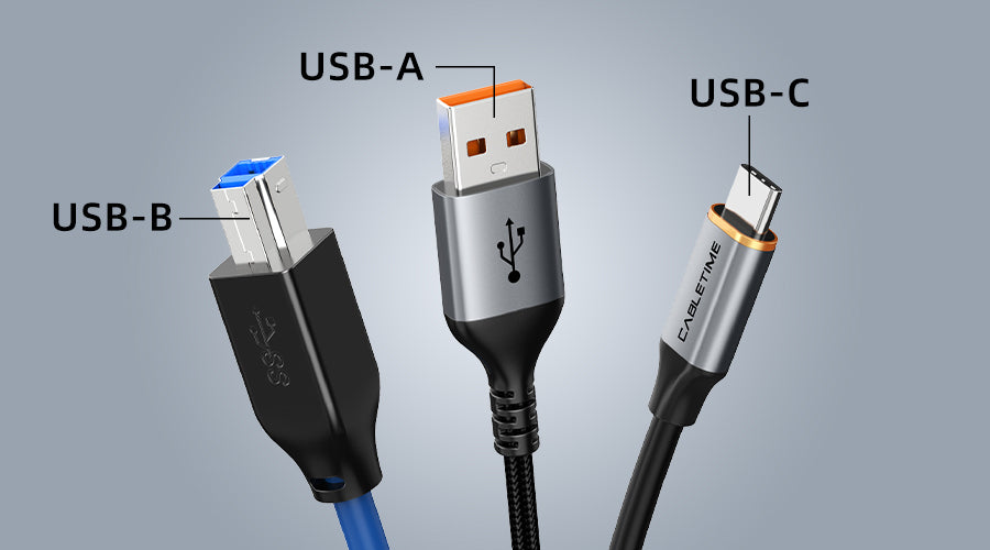 USB-A vs. USB-B vs. USB-C: What Are the Differences?