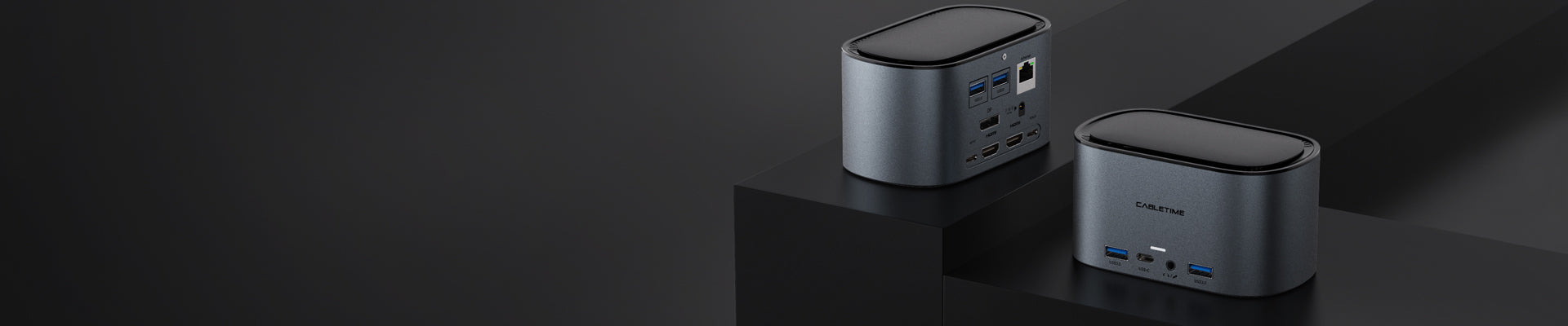 CABLETIME Universal USB C Docking Station for Computer Laptop