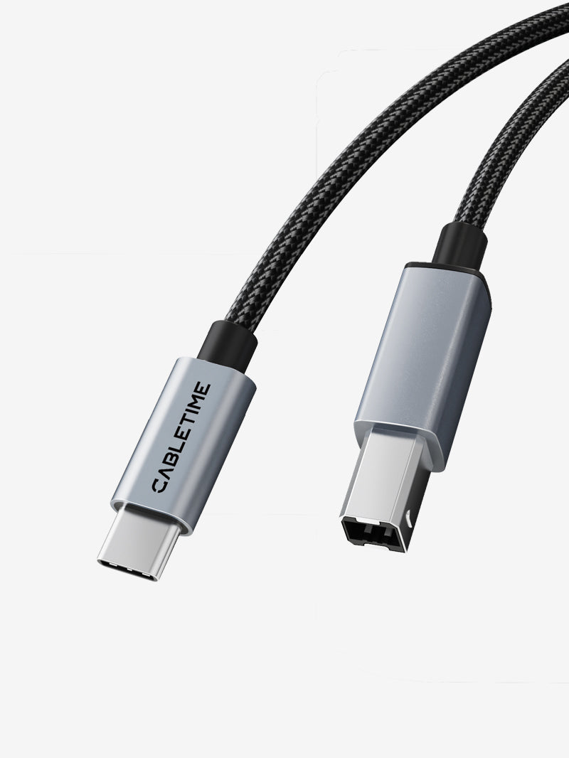 USB C to USB B 2.0 Printer Cable USB C Printer Cable for MacBook Pro ...