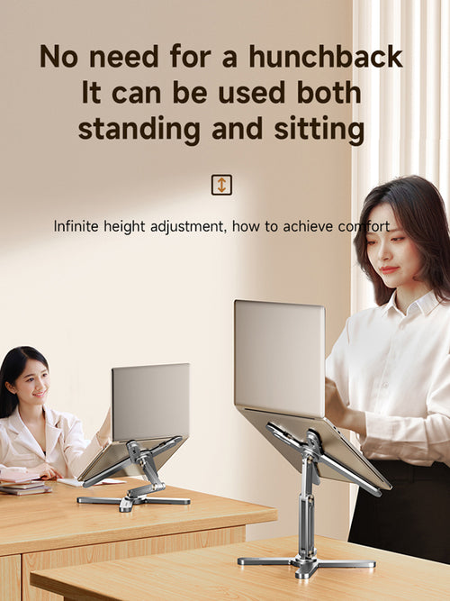 Adjustable Swivel Laptop Stand Aluminum Alloy 360 Degree Rotating Brac