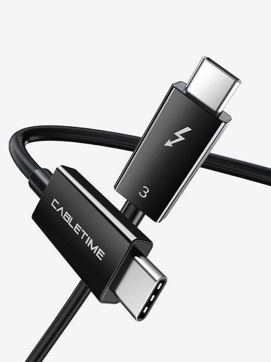 CABLETIME Intel Certified USB C Thunderbolt Cable 3 4