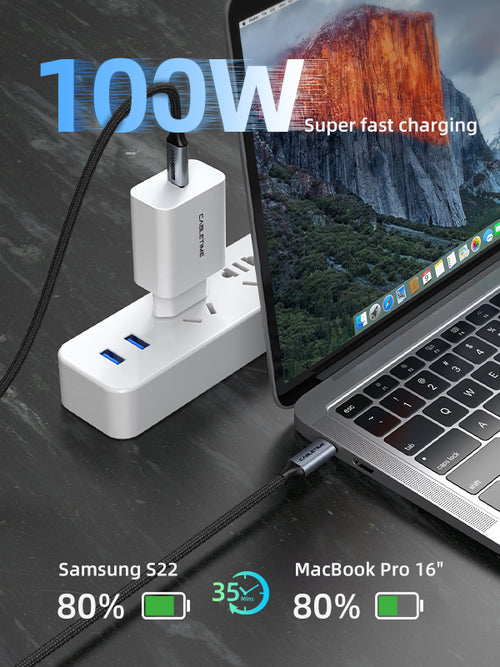 USB 3.2 Gen 2 Type C To USB Type C Cable 20Gbps 5m - CABLETIME